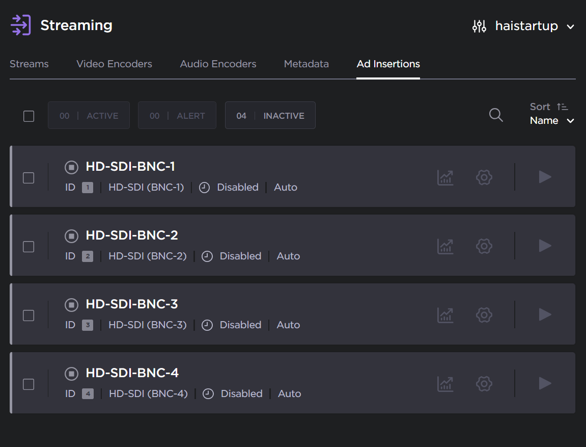 Configuring Ad Insertion Sources